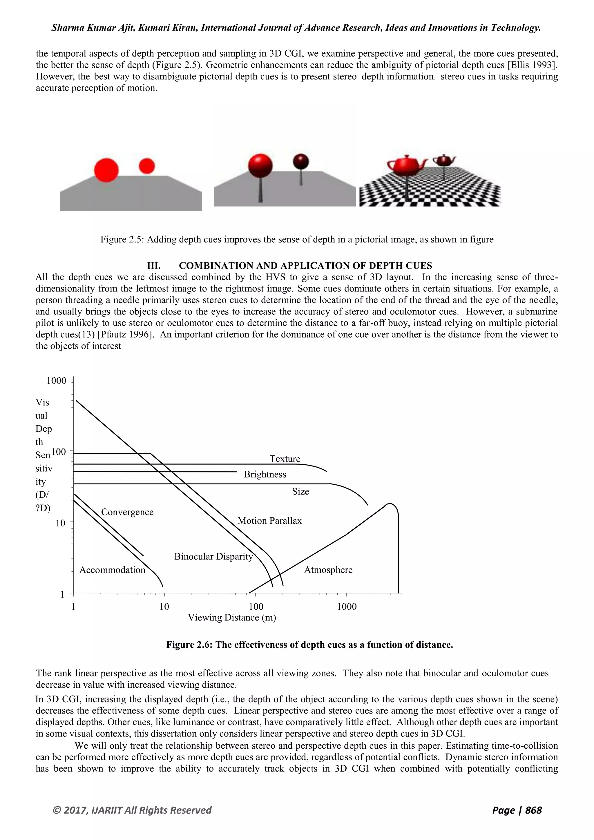 Human Depth Perception | PDF | 3-D Graphics | Computer Software and Applications