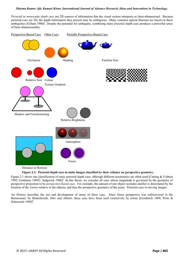 Human Depth Perception | PDF | 3-D Graphics | Computer Software and Applications