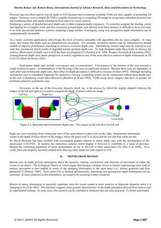 Human Depth Perception | PDF | 3-D Graphics | Computer Software and Applications
