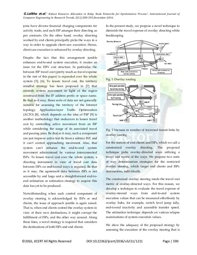 Robust Resource Allocation In Relay Node Networks For Optimization Pr