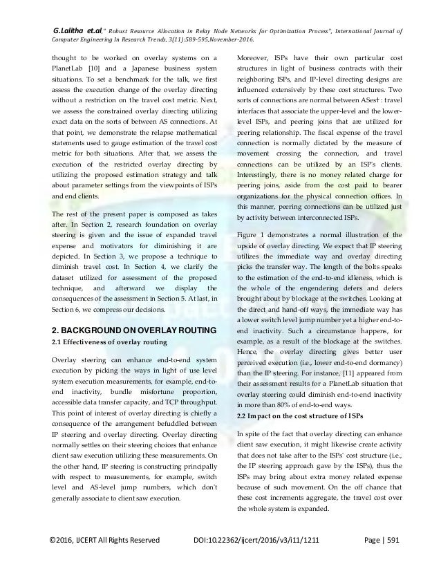 Robust Resource Allocation In Relay Node Networks For Optimization Pr