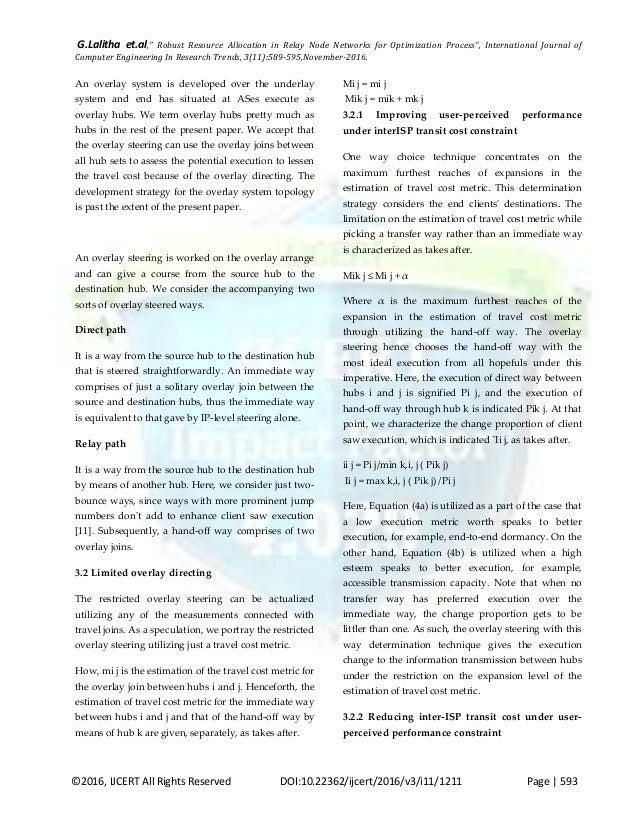 Robust Resource Allocation In Relay Node Networks For Optimization Pr