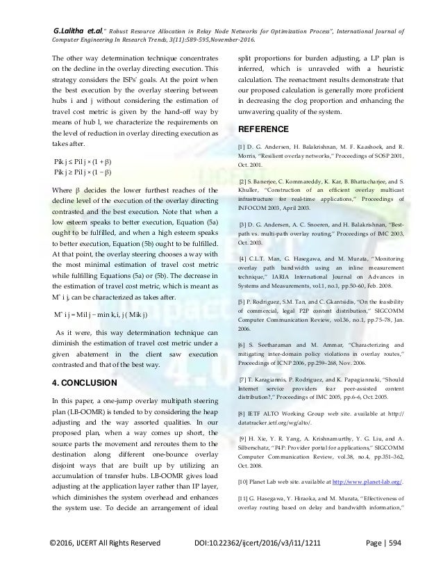 Robust Resource Allocation In Relay Node Networks For Optimization Pr