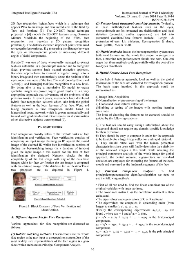 Innovative Analytic and Holistic Combined Face Recognition and Verification Method Using ...