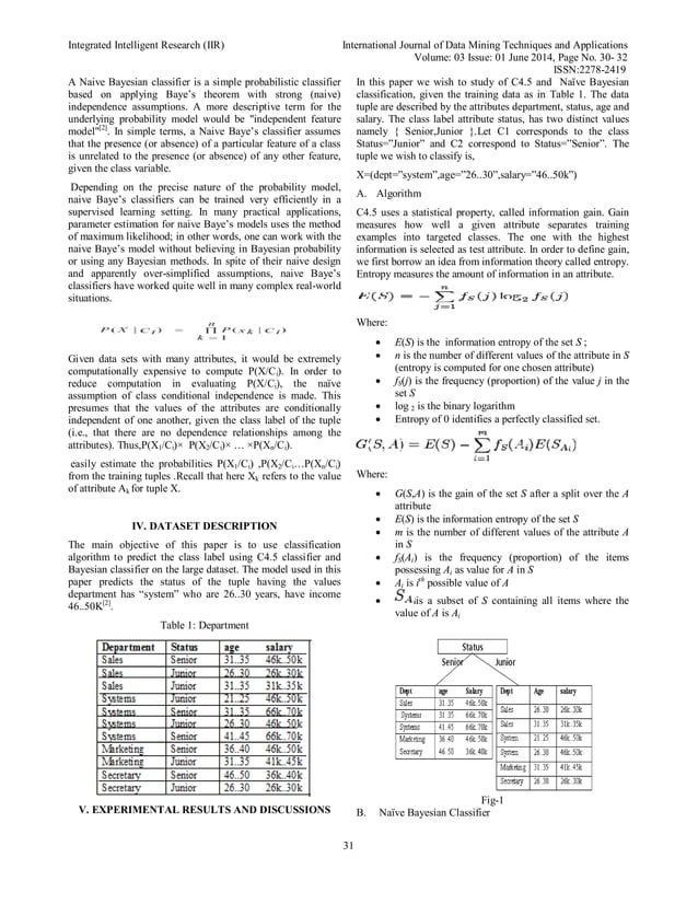 Analysis of Classification Algorithm in Data Mining | PDF | Databases | Computer Software and ...