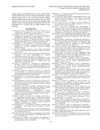 A review on data mining techniques for Digital Mammographic Analysis | PDF