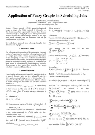 Application of Fuzzy Graphs In Scheduling Jobs | PDF
