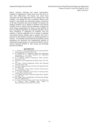 A Novel Approach to Mathematical Concepts in Data Mining | PDF