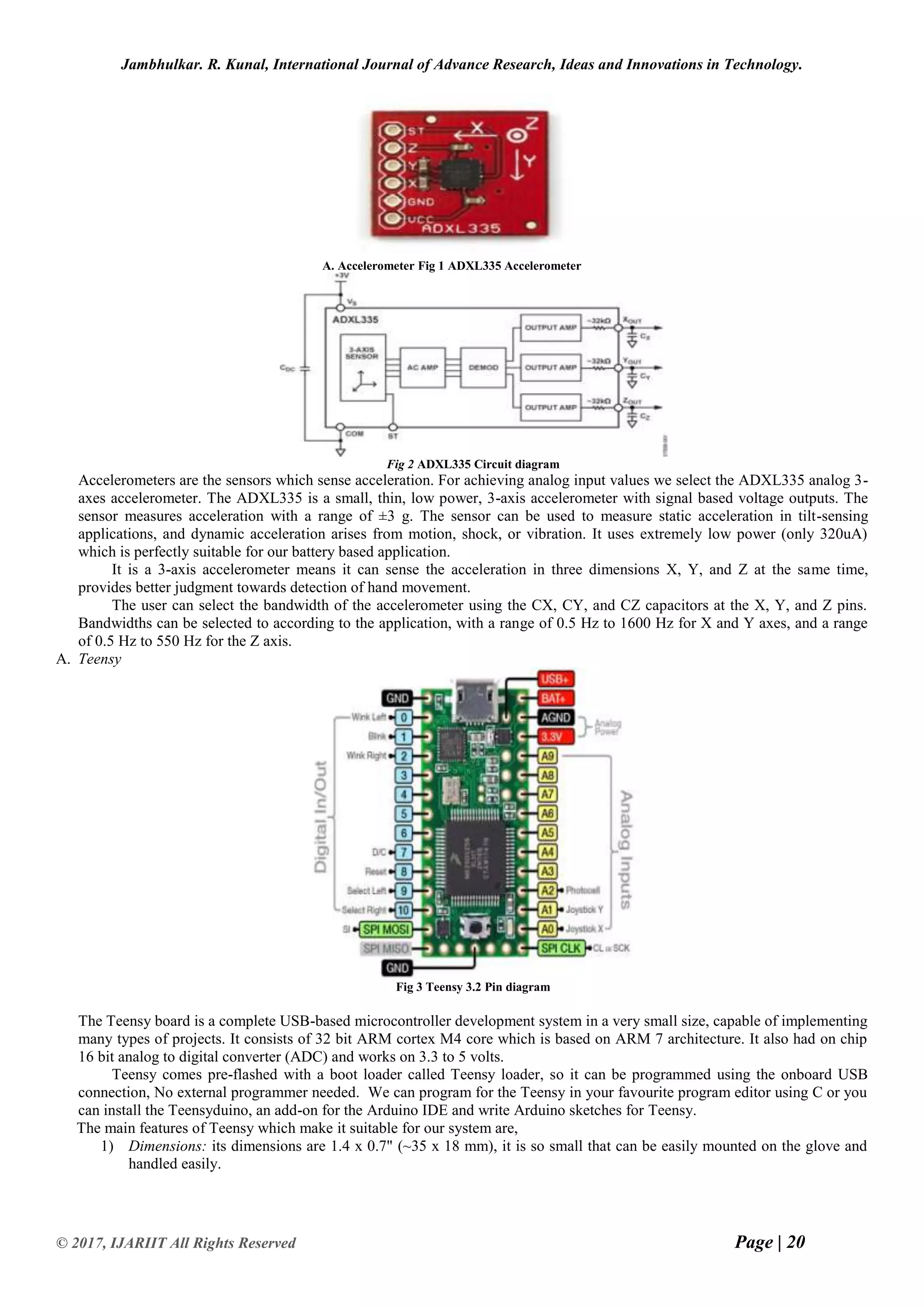 Mems Sensor Based Approach for Gesture Recognition to Control Media in Computer | PDF