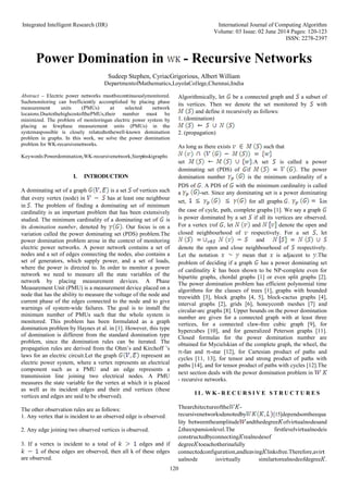 Power Domination in WK - Recursive Networks | PDF