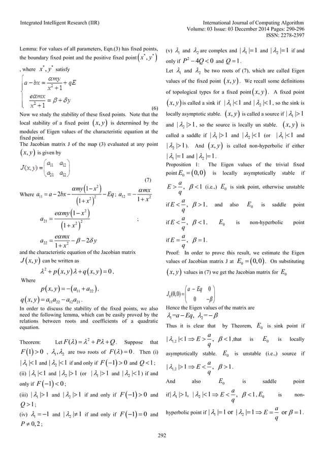 Typical Measures on Discrete Time Prey-Predator Model with ...