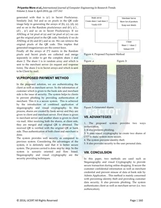 Online Payment System using Steganography and Visual Cryptography | PDF