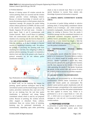 Prevention of Packet Hiding Methods In Selective Jamming Attack | PDF