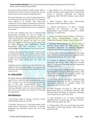 A Survey on Web Page Recommendation and Data Preprocessing | PDF | Web Development | Internet