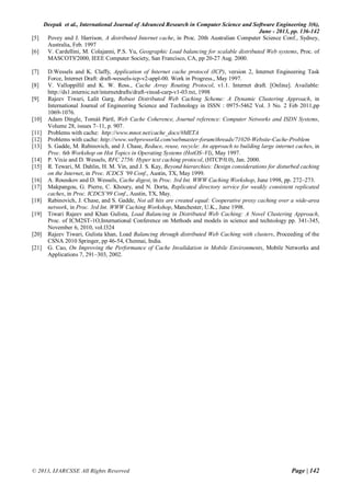 Enhanced Dynamic Web Caching: For Scalability & Metadata Management | PDF