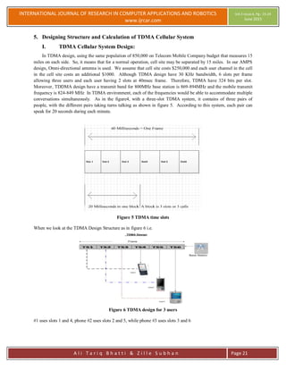 Technical Performance Analysis of AMPS vs. TDMA Wireless Cellular System Design based on Telecom ...