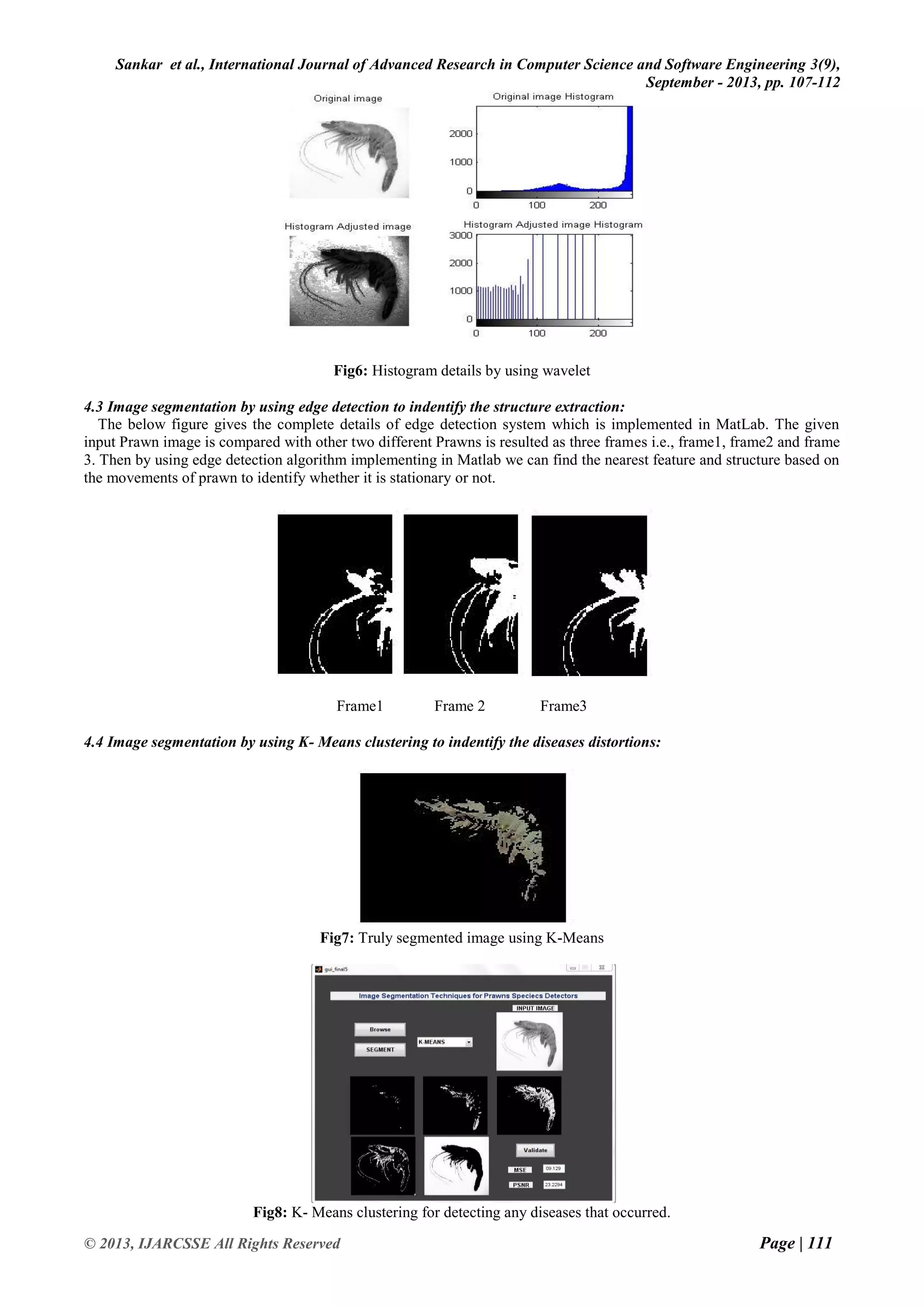 White Spot Syndrome Virus Detection in Shrimp Images using Image Segmentation Techniques | PDF ...