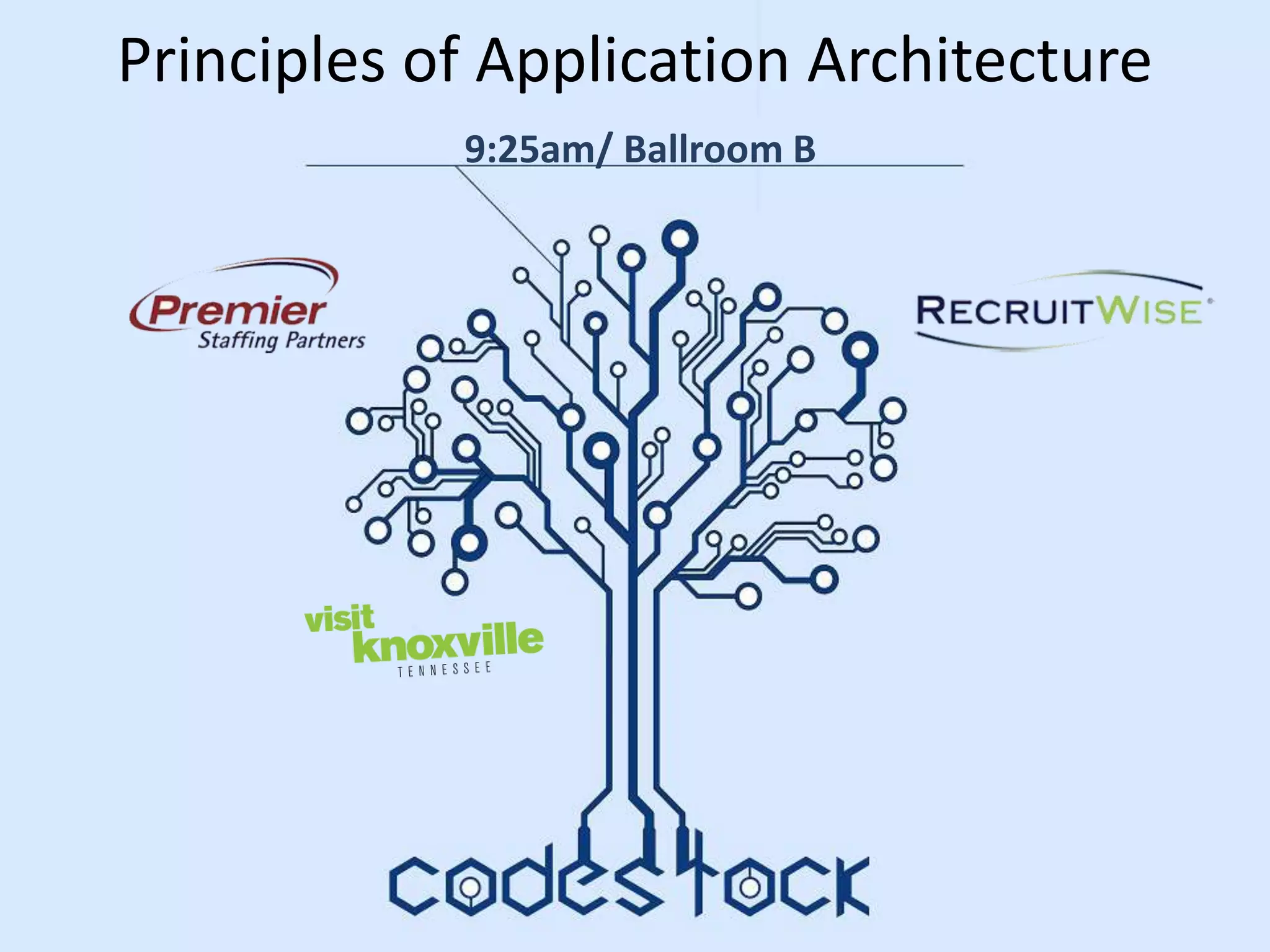 Architecture Principles CodeStock | PPT