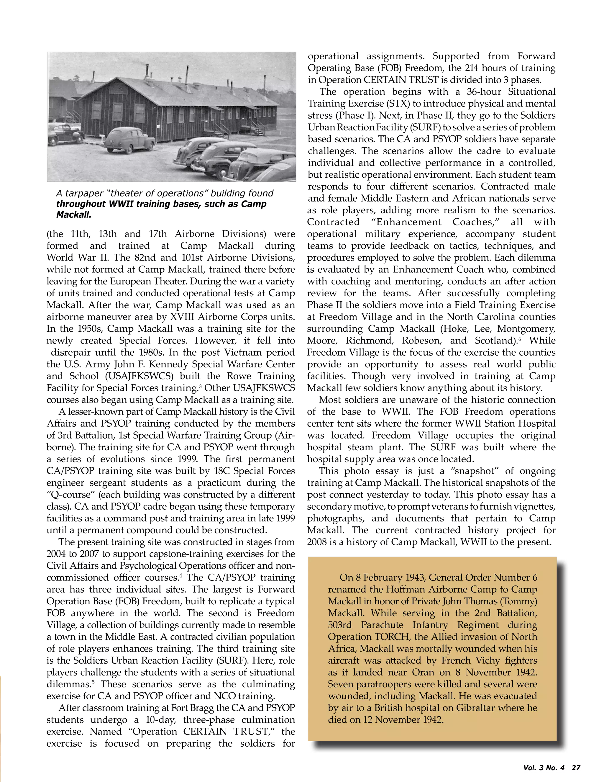 V3n4 camp mackall | PDF