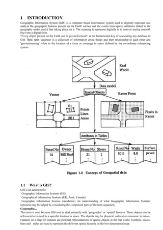 Chapter one gis | PDF
