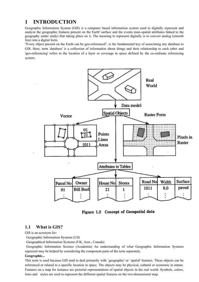Chapter one gis | PDF