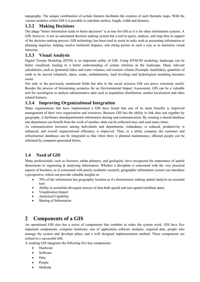 Chapter one gis | PDF