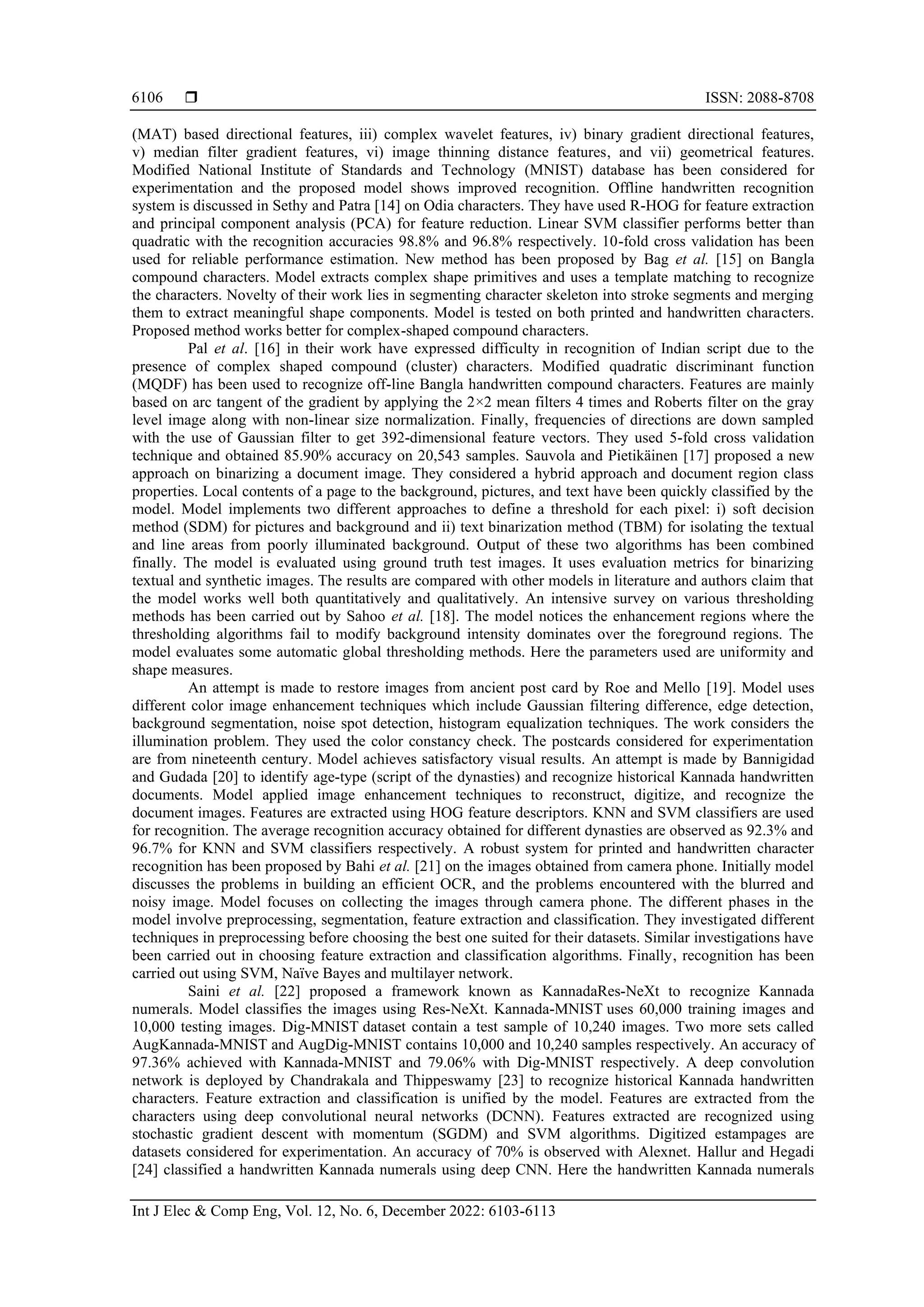 Recognition of compound characters in Kannada language | PDF