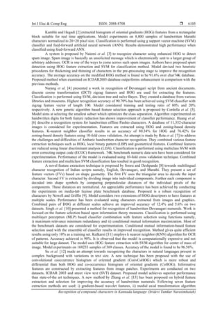 Recognition of compound characters in Kannada language | PDF | Computing | Technology & Computing