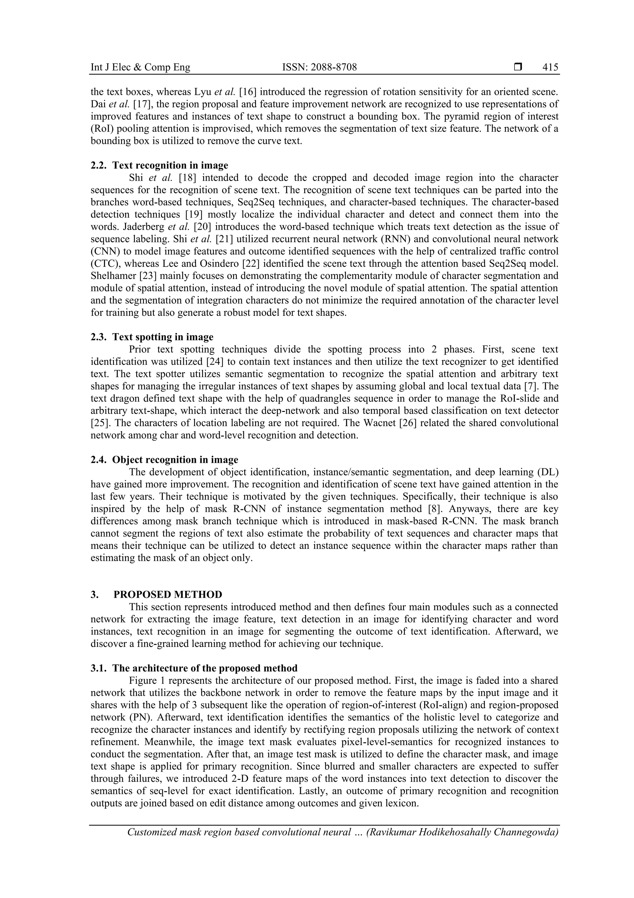 Customized mask region based convolutional neural networks for un-uniformed shape text detection ...