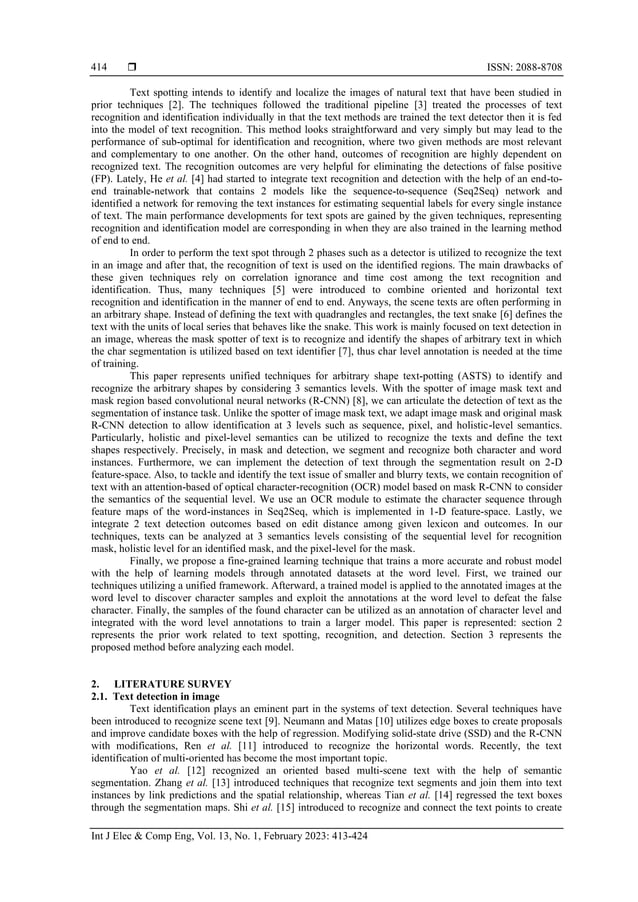 Customized mask region based convolutional neural networks for un-uniformed shape text detection ...