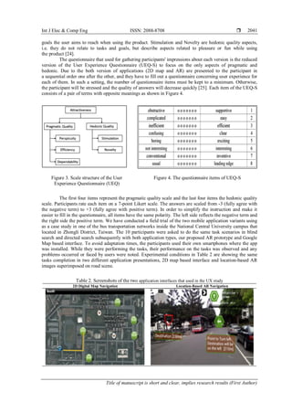 Comparative study of user experience on mobile pedestrian navigation ...