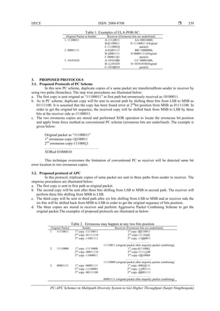 PC-APC Schemes in Multipath Diversity System to Get Higher Throughput | PDF