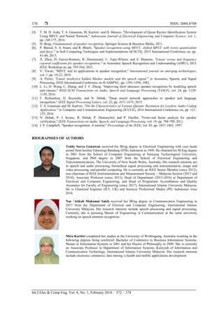 Development of Quranic Reciter Identification System using MFCC and GMM Classifier | PDF