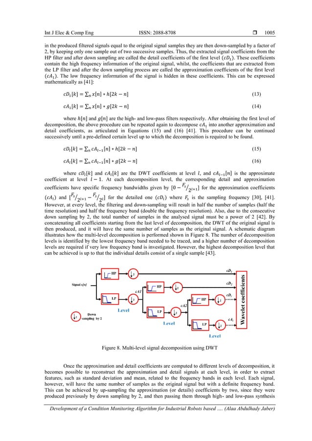 Development Of A Condition Monitoring Algorithm For Industrial Robots