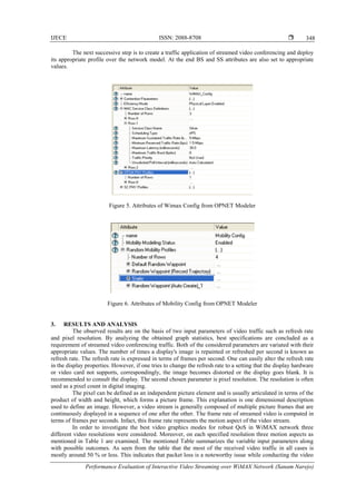 Performance Evaluation of Interactive Video Streaming over WiMAX Network | PDF | Computer ...