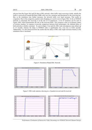 Performance Evaluation of Interactive Video Streaming over WiMAX Network | PDF | Computer ...