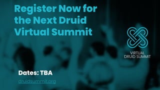 Zeotap: Data Modeling in Druid for Non temporal and Nested Data | PPT