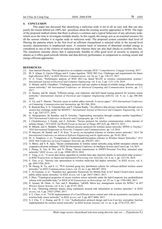 Multi-stage secure clusterhead selection using discrete rule-set against unknown attacks in ...