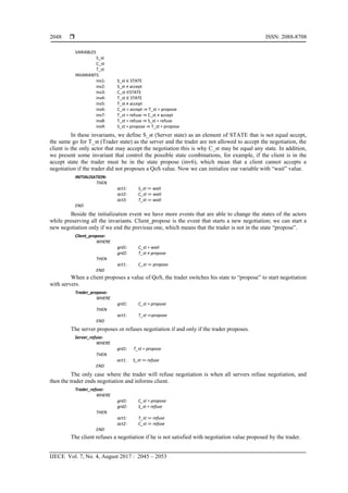 Formal Specification of QoS Negotiation in ODP System | PDF