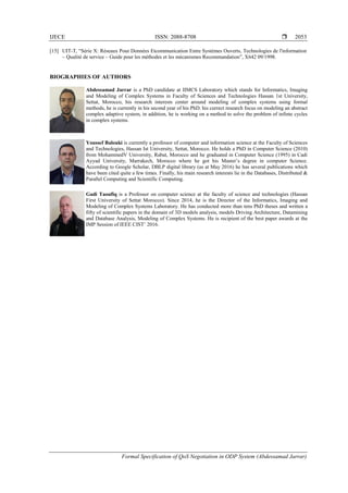 Formal Specification of QoS Negotiation in ODP System | PDF