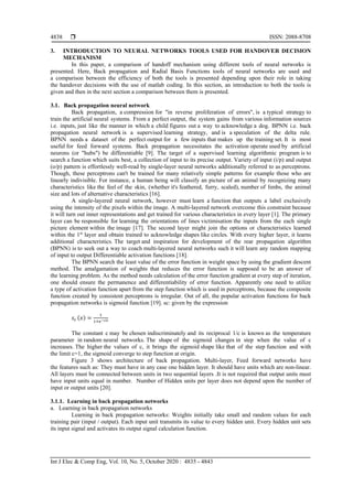 Analysis of back propagation and radial basis function neural networks for handover decisions in ...