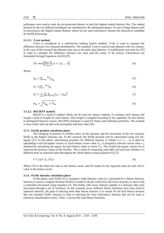 Feature Selection Approach based on Firefly Algorithm and Chi-square | PDF