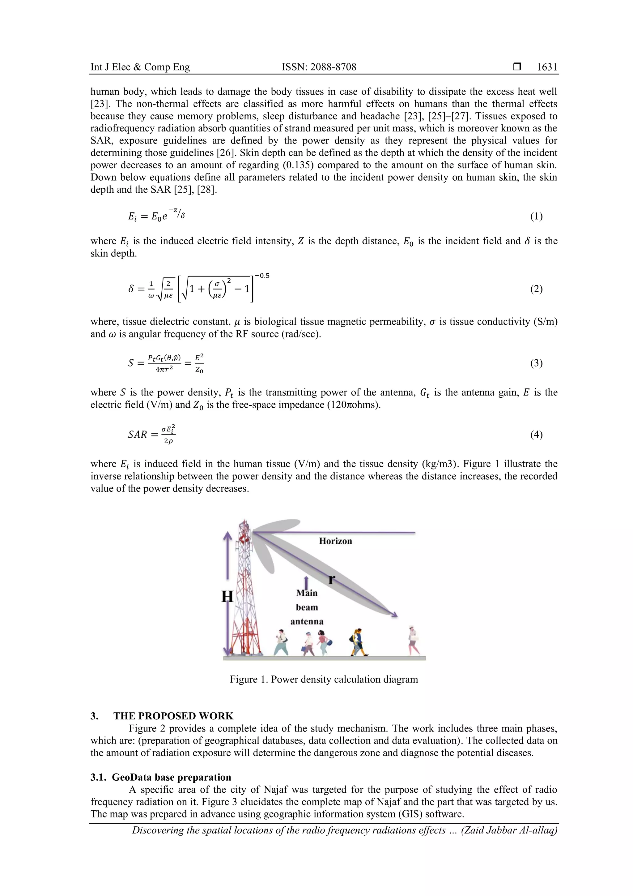 Discovering the spatial locations of the radio frequency radiations ...