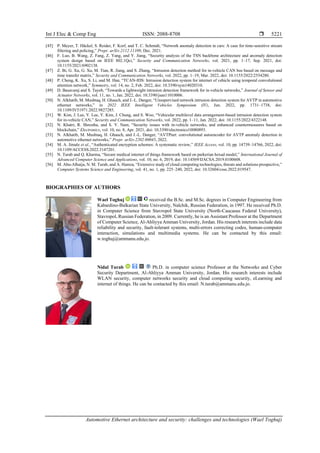 Automotive Ethernet architecture and security: challenges and ...