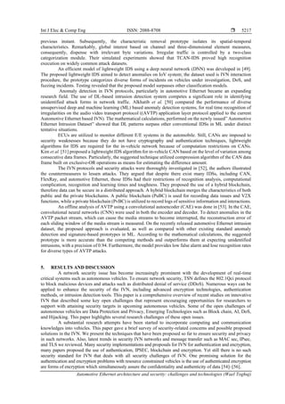 Automotive Ethernet architecture and security: challenges and technologies | PDF