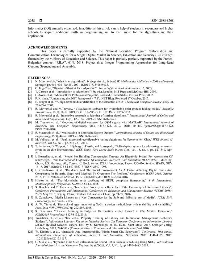 Finding The Shortest Path In A Graph And Its Visualization Using C And Wpf Pdf Computer
