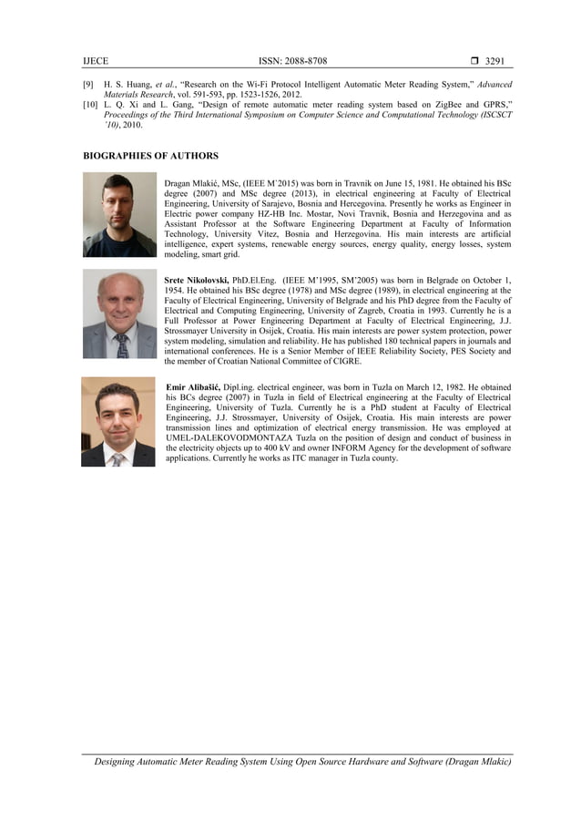 Designing Automatic Meter Reading System Using Open Source Hardware and Software | PDF