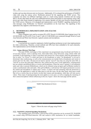 Design and Implement a Hybrid WebRTC Signalling Mechanism for Unidirectional & Bi-directional ...