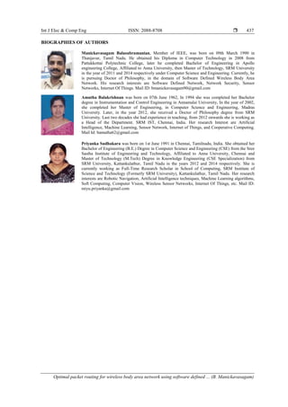 Optimal packet routing for wireless body area network using software defined network to handle ...