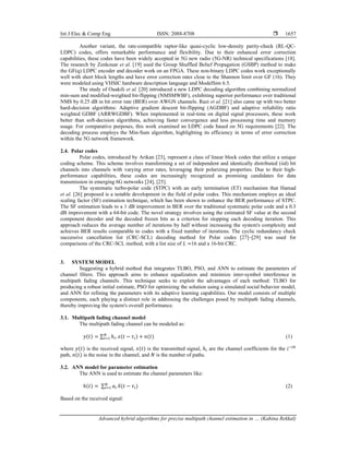 Advanced hybrid algorithms for precise multipath channel estimation in ...